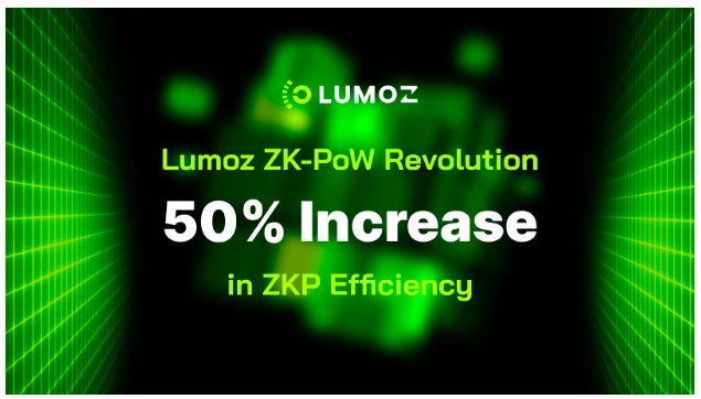Lumoz: Leading ZK-PoW algorithm, ZK computing efficiency increased by 50% | Bee.com